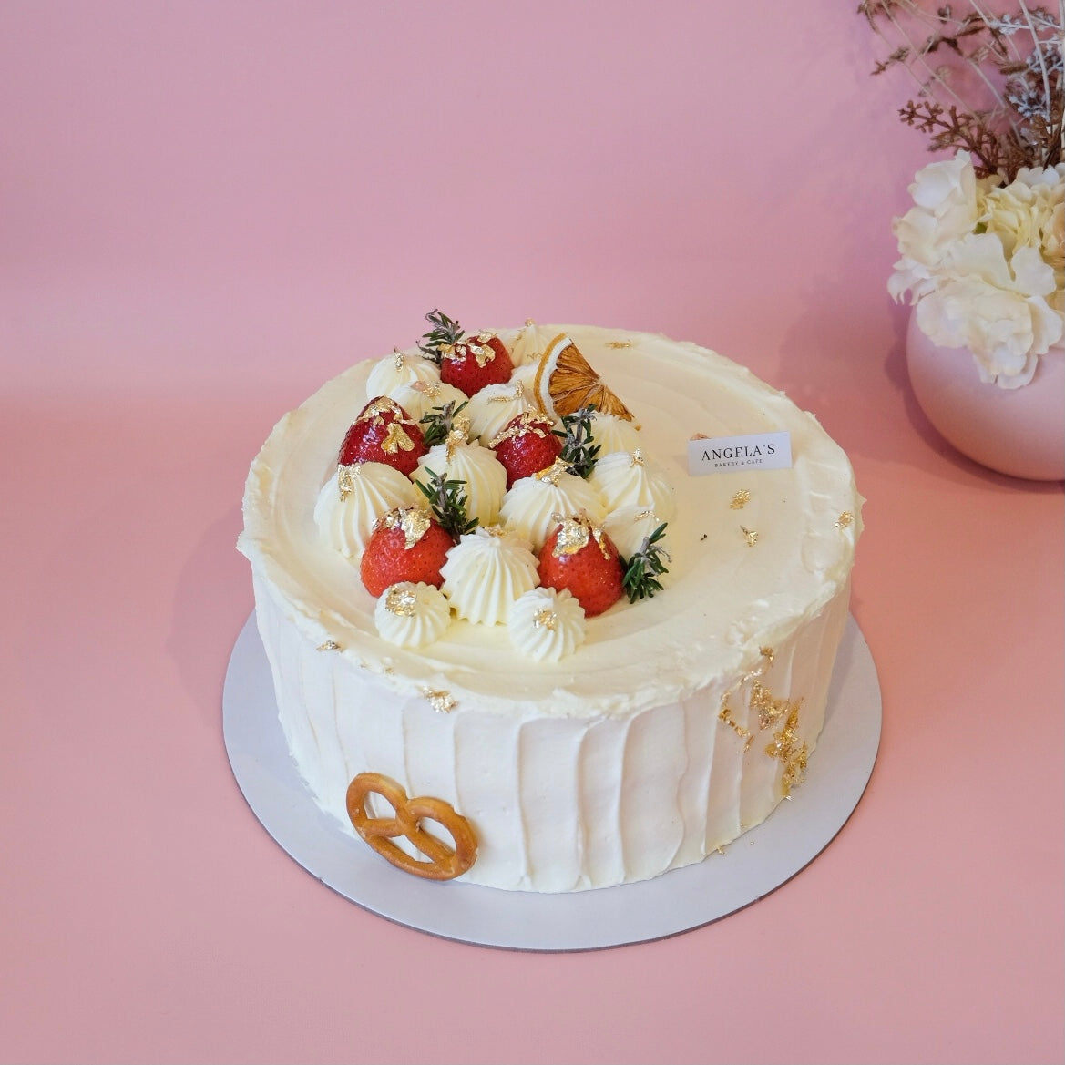 Strawberry Lychee Cake – Angela's Bakery