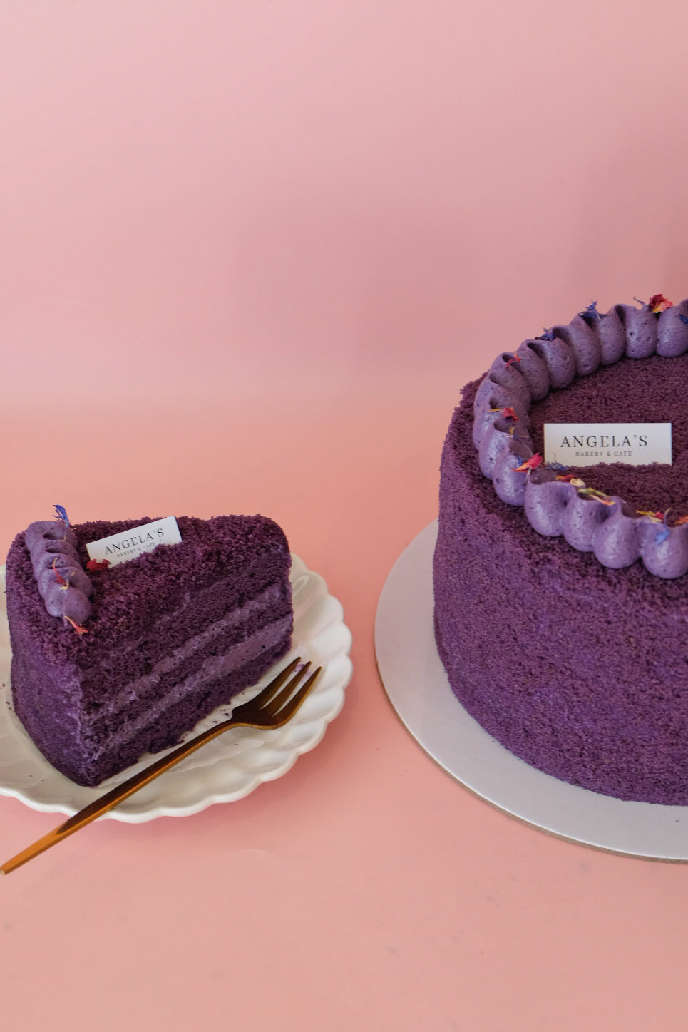 Ube Cake – Angela's Bakery