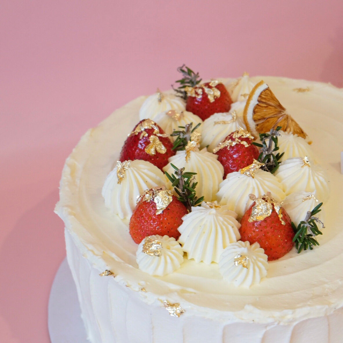Strawberry Lychee Cake – Angela's Bakery
