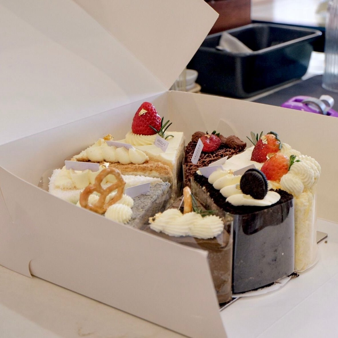 Assorted Cake Slices – Angela's Bakery